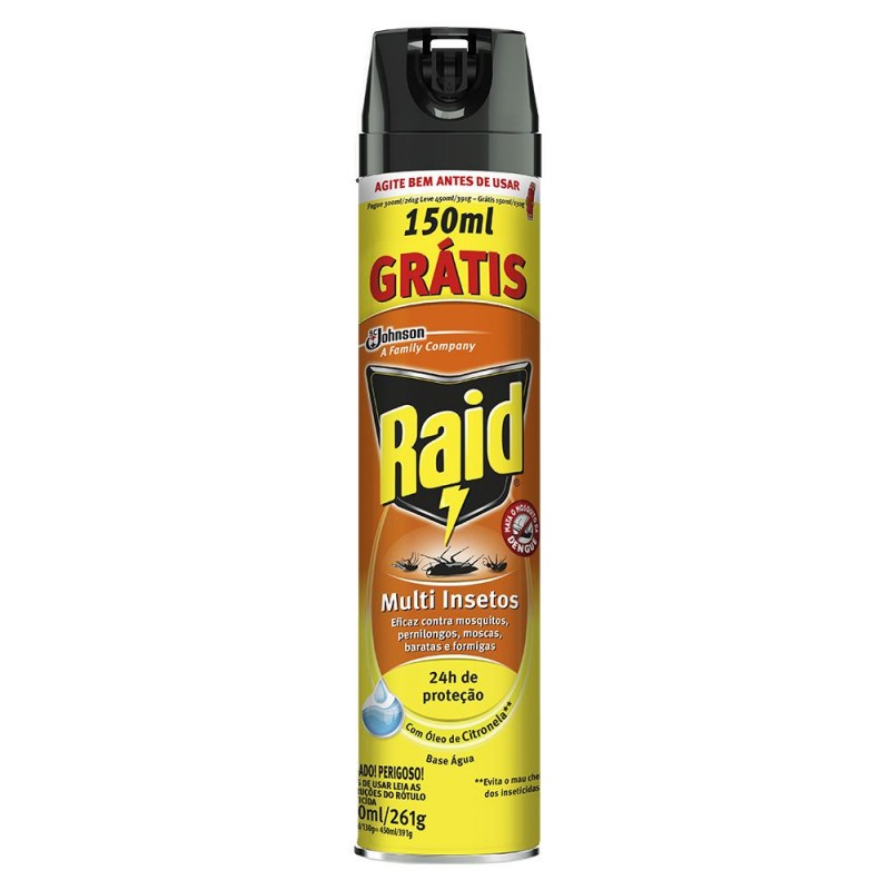 Inseticída Raid Citronela 420ml