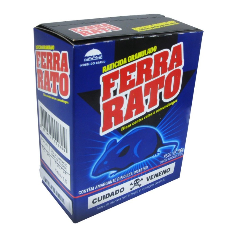 Raticida Ferra Rato Nobel 100gr