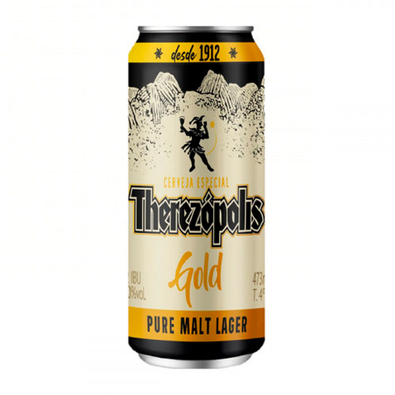 Cerveja Therezopolis 473ml Gold Puro Malte