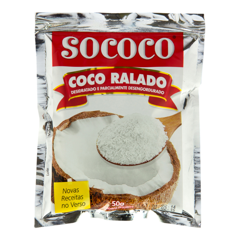Coco Ralado Natural Sococo 50gr