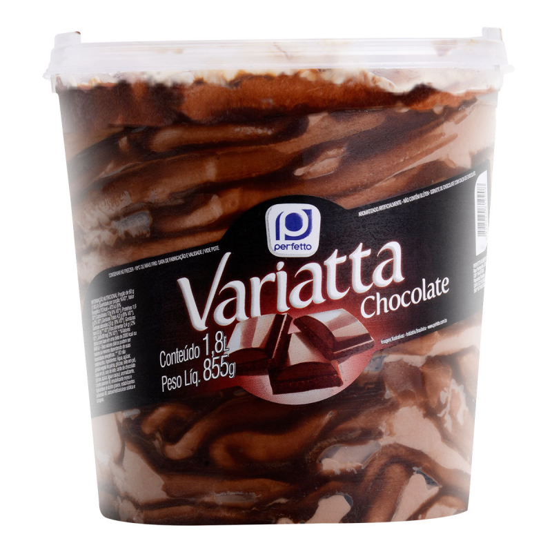 Sorvete Variatta Perfetto 1,8lt Chocolate