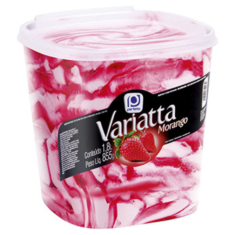 Sorvete Variatta Perfetto 1,8lt Morango