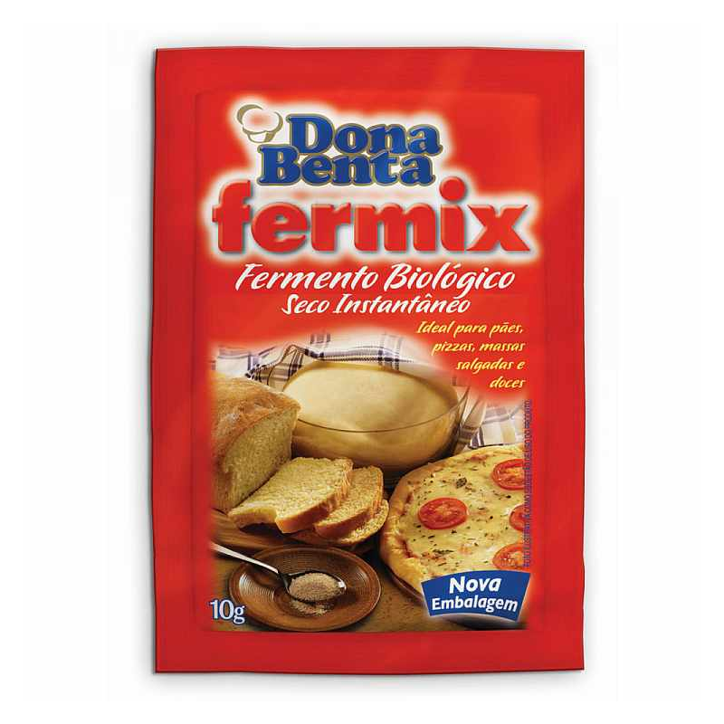 Fermento Biológico Dona Benta Fermix 10gr Seco