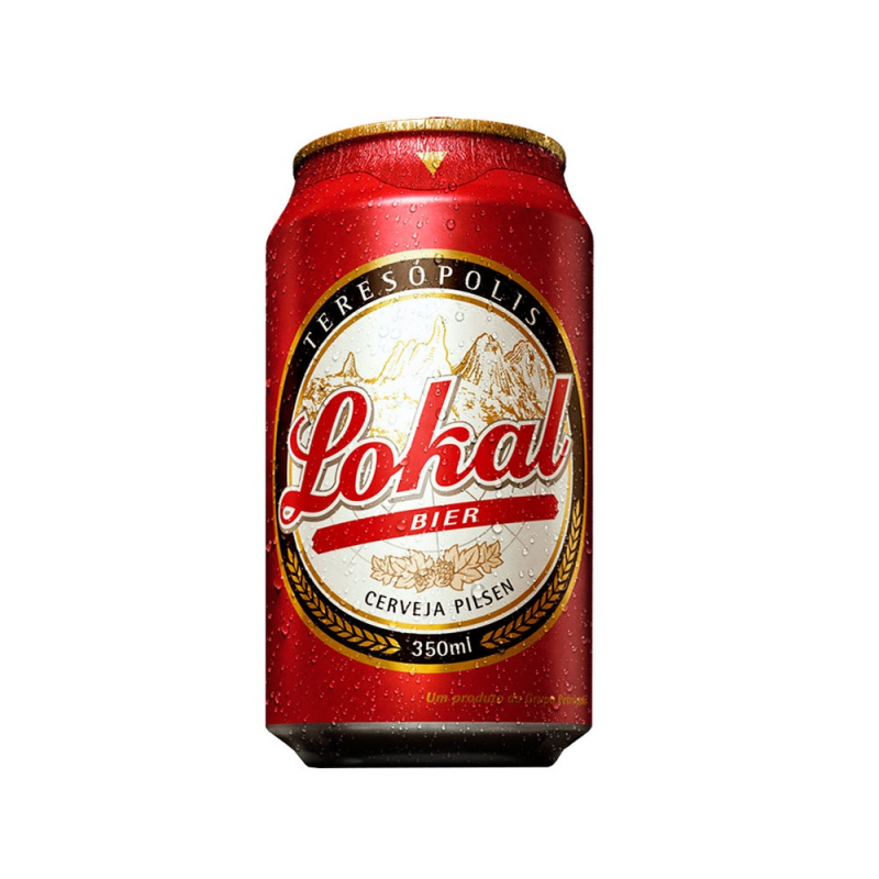 Cerveja Lokal Pilsen Lata 350ml