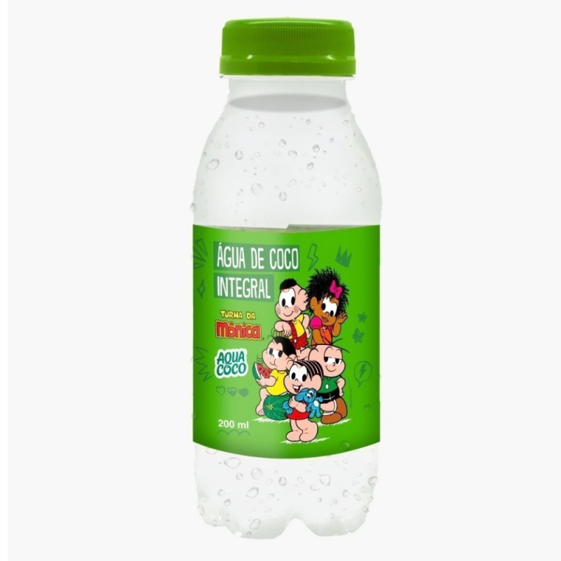 Água de Coco Aqua Coco 200ml Turma da Mônica