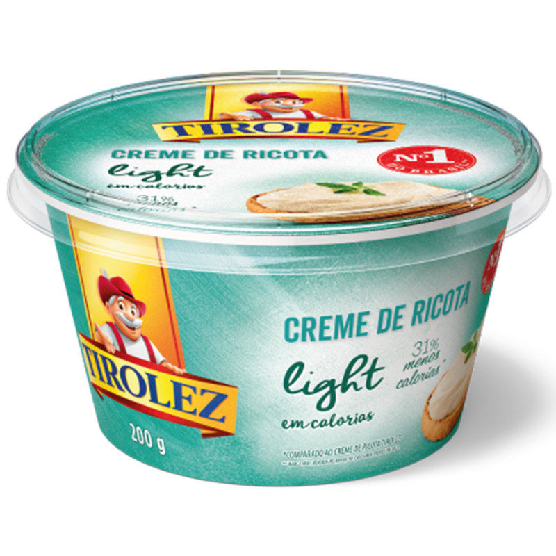 Creme De Ricota Tirolez 200gr Light