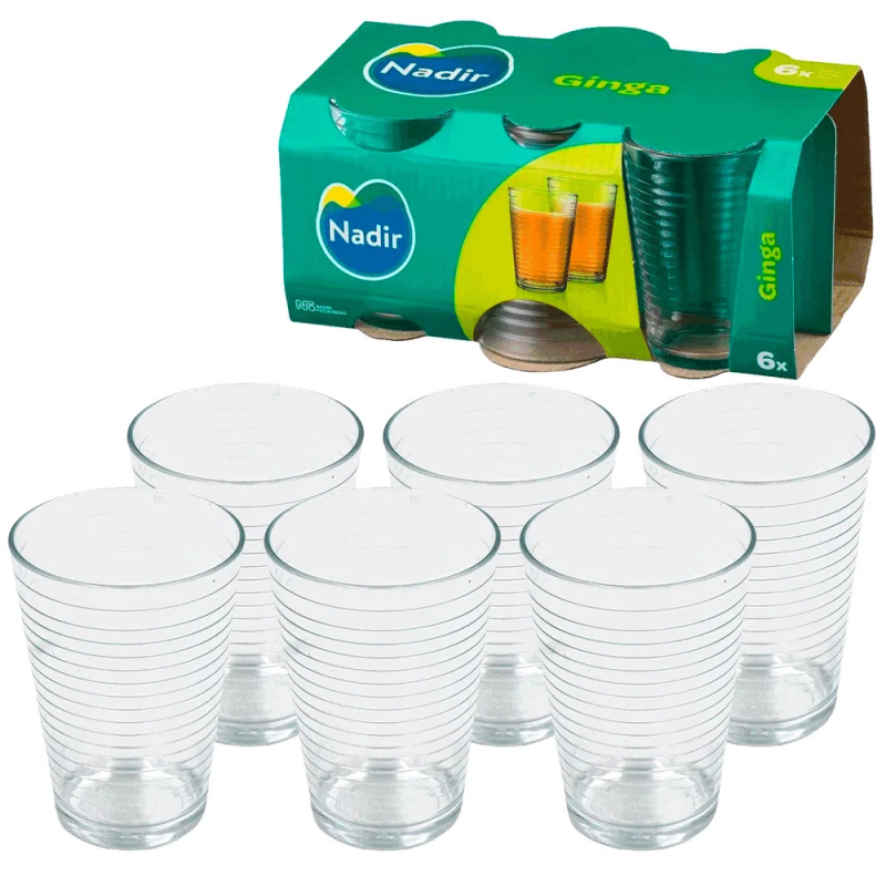 Conjunto Copo Nadir 265ml Com 6 un Ginga